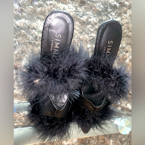 Shoes | Brand New All Black Fury Simmi Heels | Poshmark